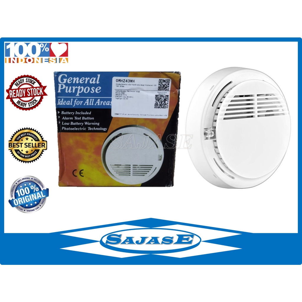 Jual Smoke Detector Alat Pendeteksi Kebakaran Alat Deteksi Asap Sudah ...