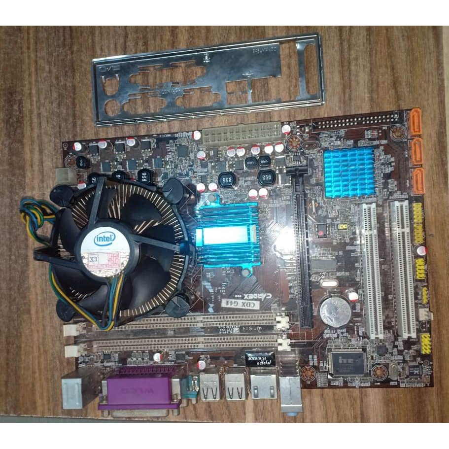 Jual Mainboard Mobo G41 (ddr3) + Procie C2D E7500 + Fan | Shopee Indonesia