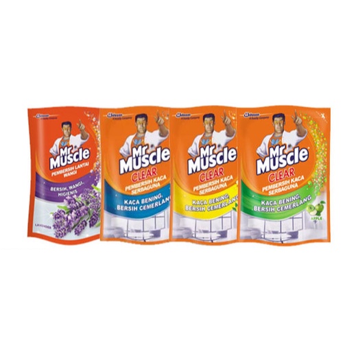 Jual Mr. Muscle Glass Cleaner Clear Refill - 440Ml | Shopee Indonesia