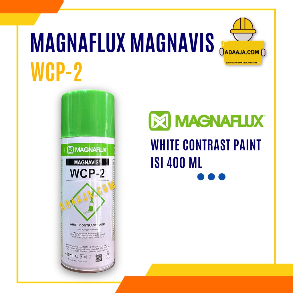 Jual Magnaflux Magnavis White Contrast Paint WCP 2 WCP2 | Shopee Indonesia