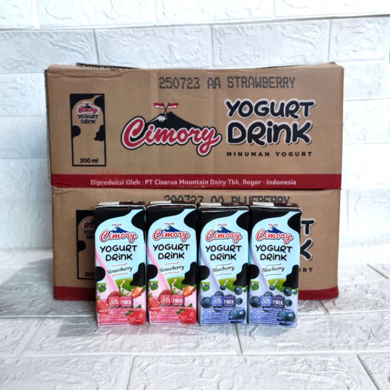 Jual Cimory SUSU Yogurt Drink 200 ml 1 Dus Isi 24 pcs Khusus Gojek & Grab | Shopee Indonesia