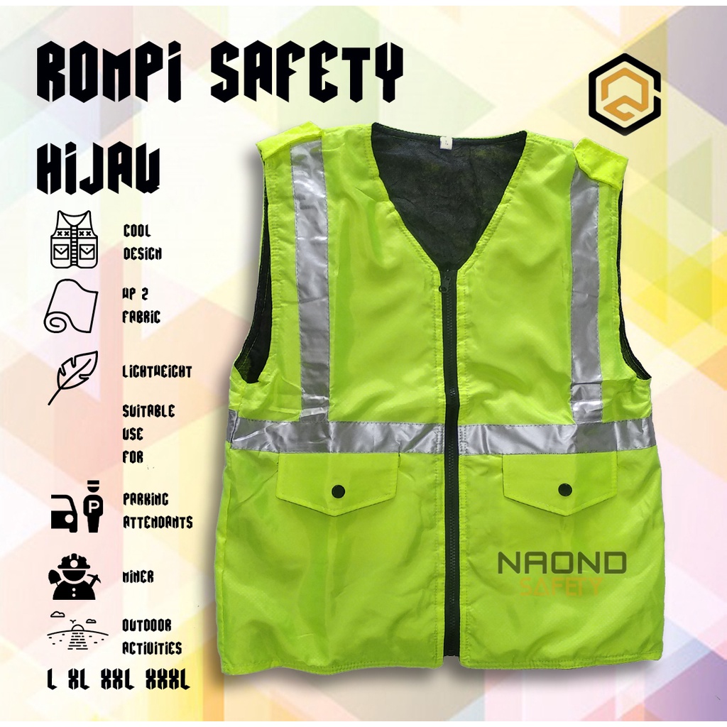 Jual CUCI GUDANG Rompi Safety Rompi Parkir Rompi Parasit | Shopee Indonesia