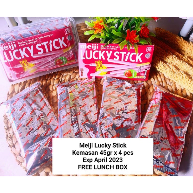 Jual Lucky stick meijin(pokky) stobery isi 4 pcs | Shopee Indonesia