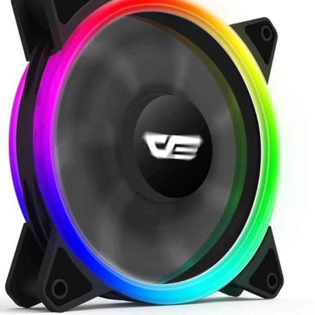 Jual AIGO DR12 PRO RGB Double Ring Fan | Shopee Indonesia