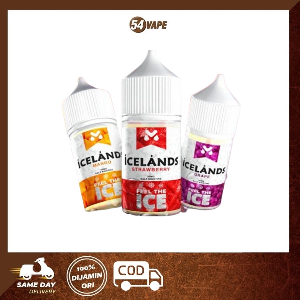 Jual Liquid Icelands Saltnic 30ml 30mg | Shopee Indonesia