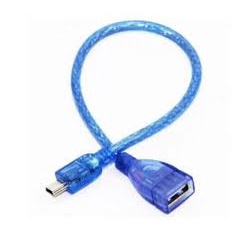 Jual otg 5 pin male to USB female / Kabel otg 5 pin male to USB female ...