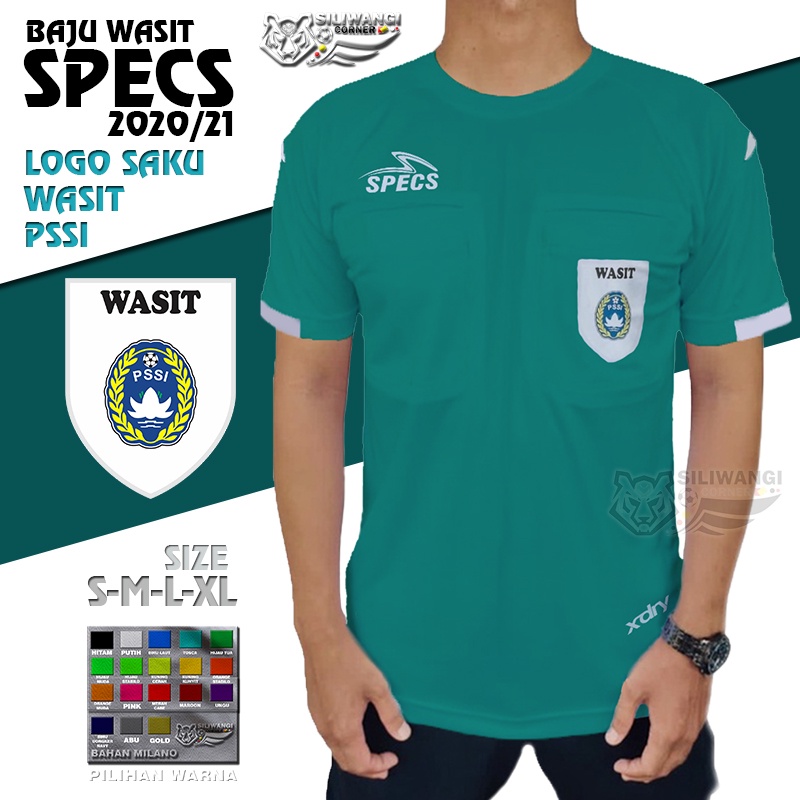 Jual BAJU WASIT SPECS 2020/21 LOGO SAKU WASIT PSSI PUTIH ( 16 WARNA ...
