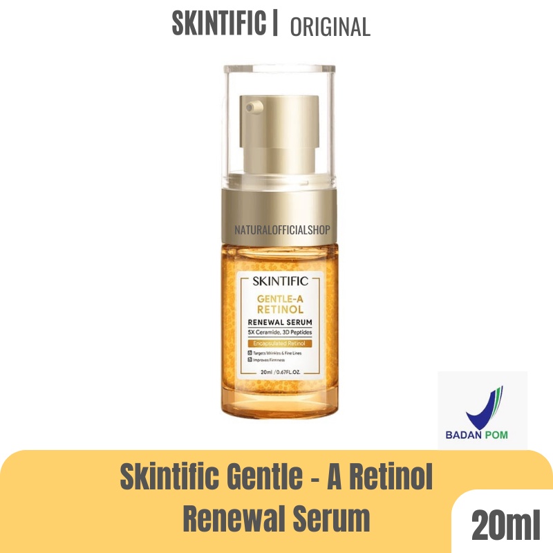 Jual SKINTIFIC Retinol Serum Anti Aging 5X Ceramide Gentle A Renewal ... Jual SKINTIFIC Retinol Serum Anti Aging 5X Ceramide Gentle A Renewal ...