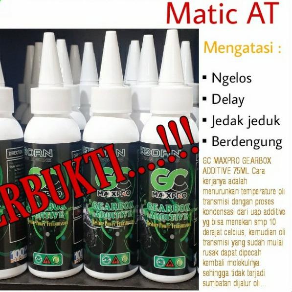 Jual aditif oli matic GC MAX PRO GEARBOX ADDITIVE MATIC 75ml | Shopee ...