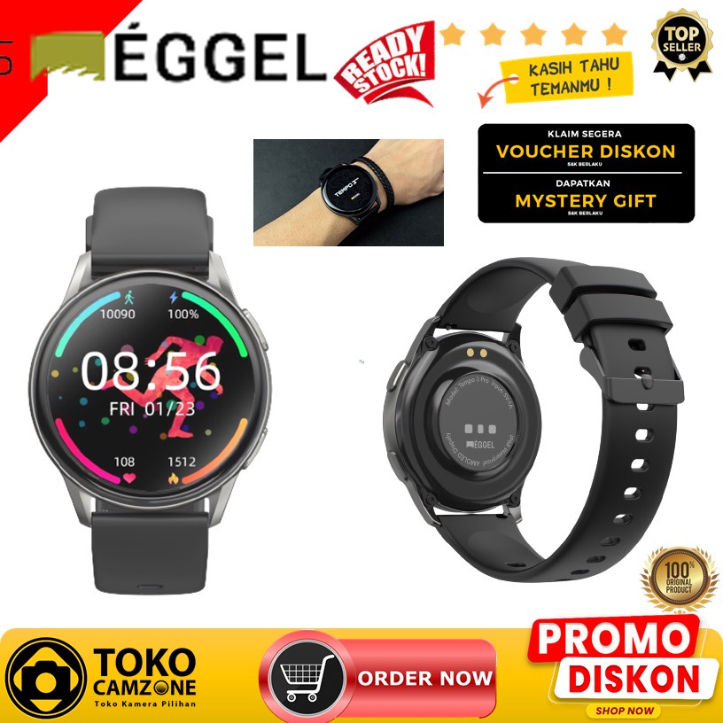 Jual Eggel Tempo 3 Pro HD Amoled SmartWatch / Smart Watch / Band ...