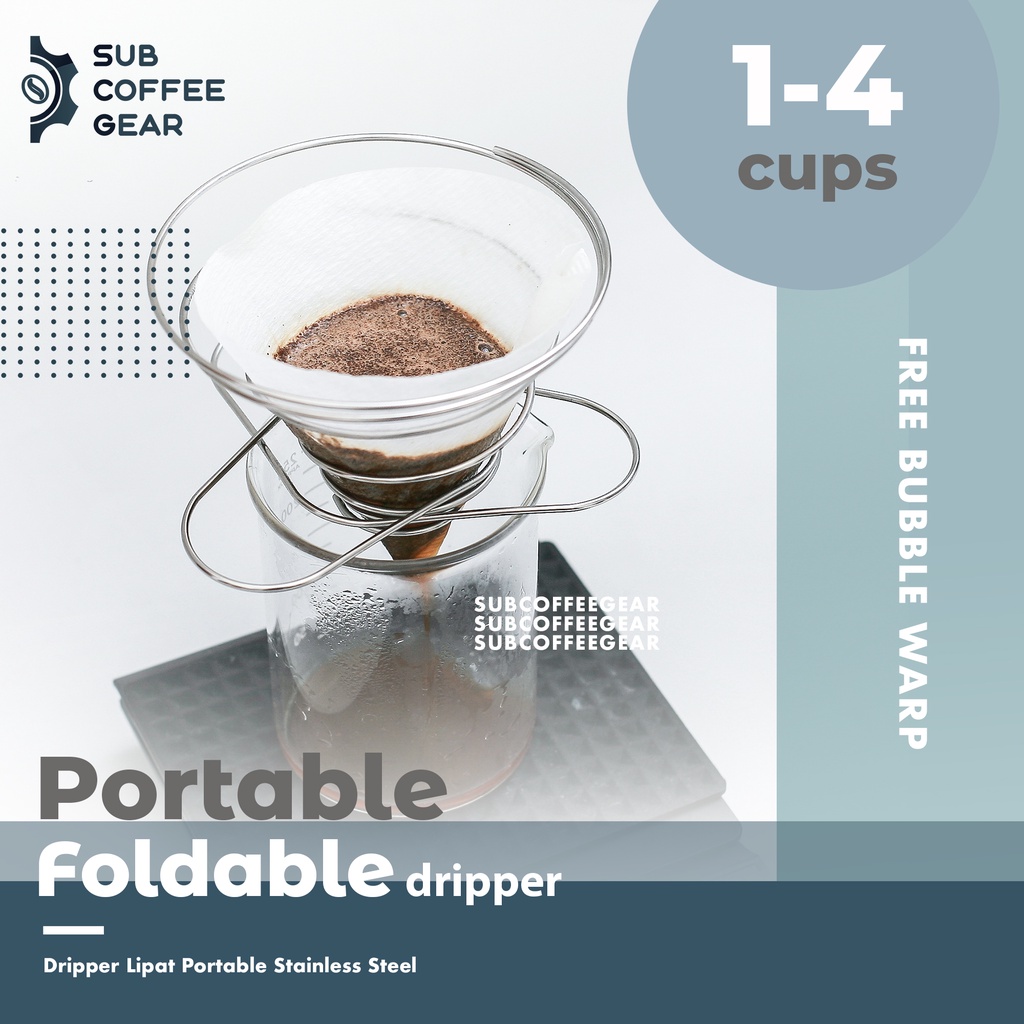 Jual DRIPPER LIPAT DRIPPER PORTABLE COFFEE DRIPPER FOLDABLE DRIP COFFEE ...