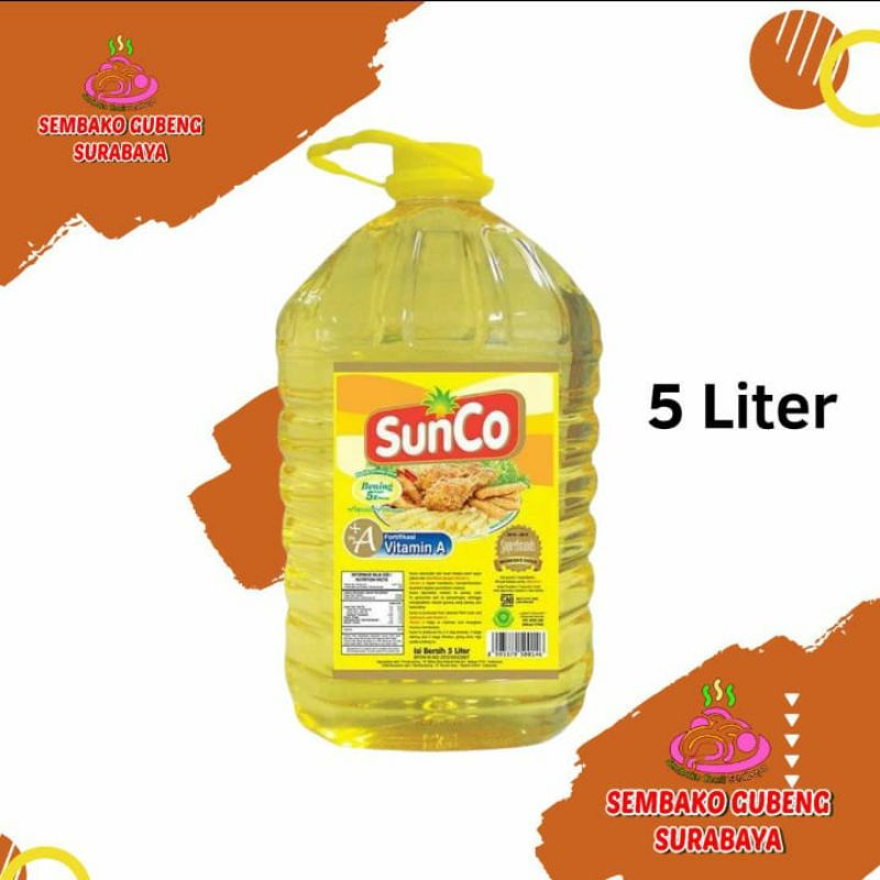Jual Sunco Minyak Goreng 5 Liter Botol Via Gojek / Grab Promo Sembako ...