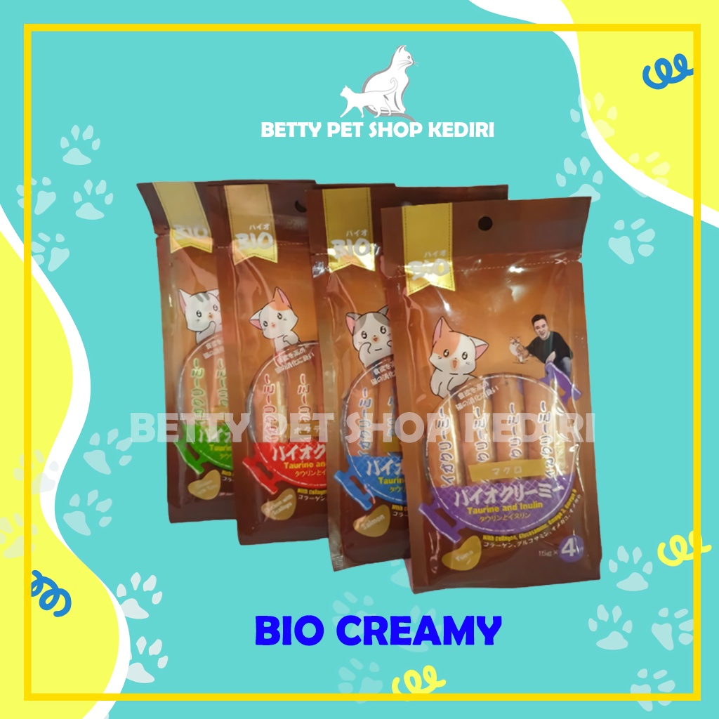 Jual Bio Creamy Treats Snack Makanan Kucing Cat Food | Shopee Indonesia
