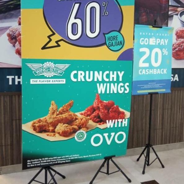 Jual TRIPOD BANNER / TIANG BANNER POSTER / STAND FRAME BANNER - Hitam ...