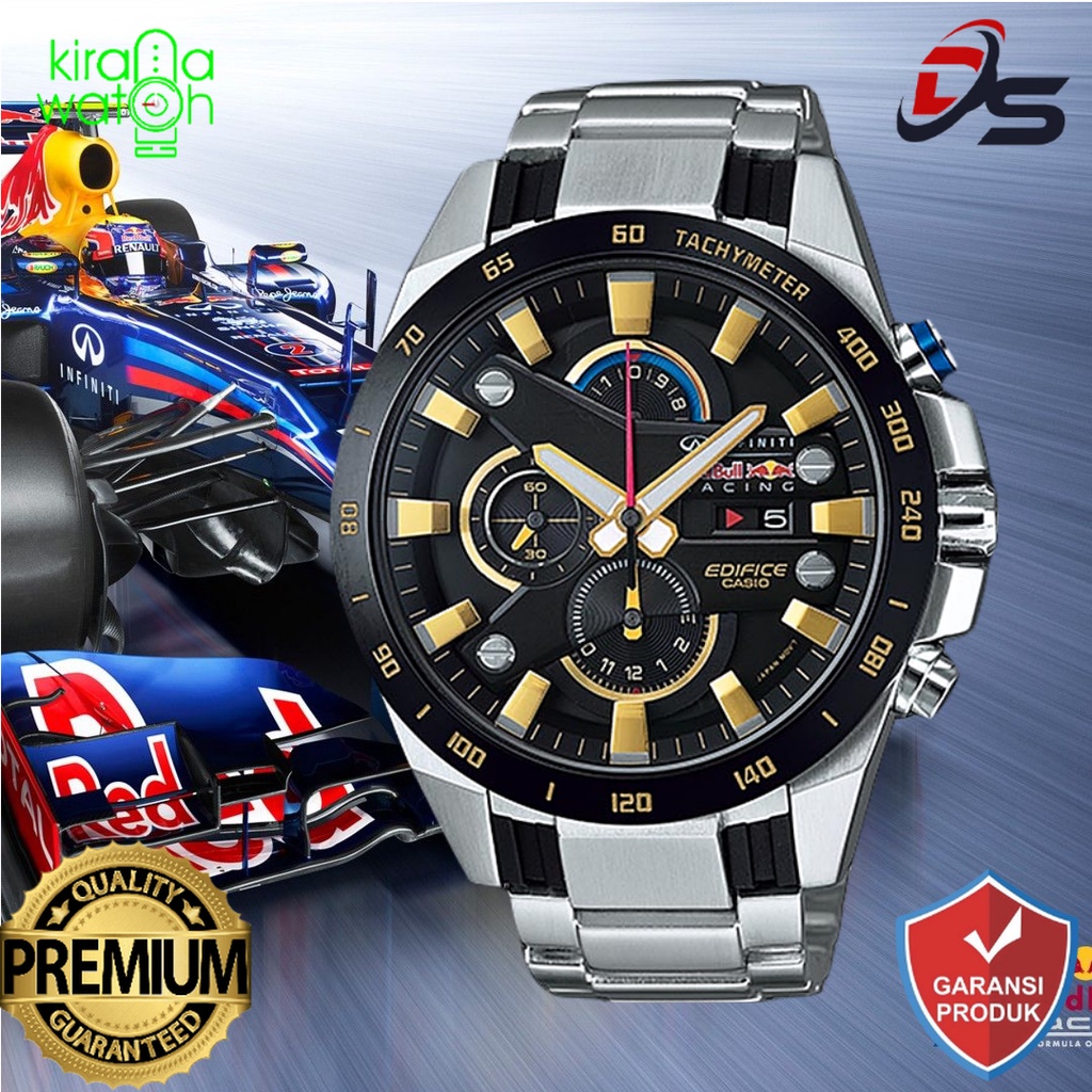 Jual Jam pria Casio Edifice EFR 540 RB 1ADR redbull stainless ...