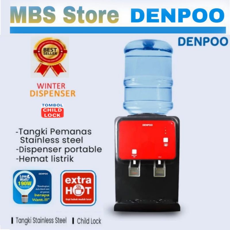 Jual DISPENSER DENPOO LOW WATT PANAS & DINGIN-WINTER | Shopee Indonesia