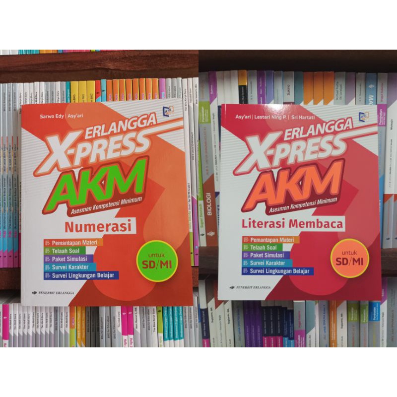 Jual ERLANGGA X-PRESS AKM SD/MI NUMERASI & LITERASI | Shopee Indonesia