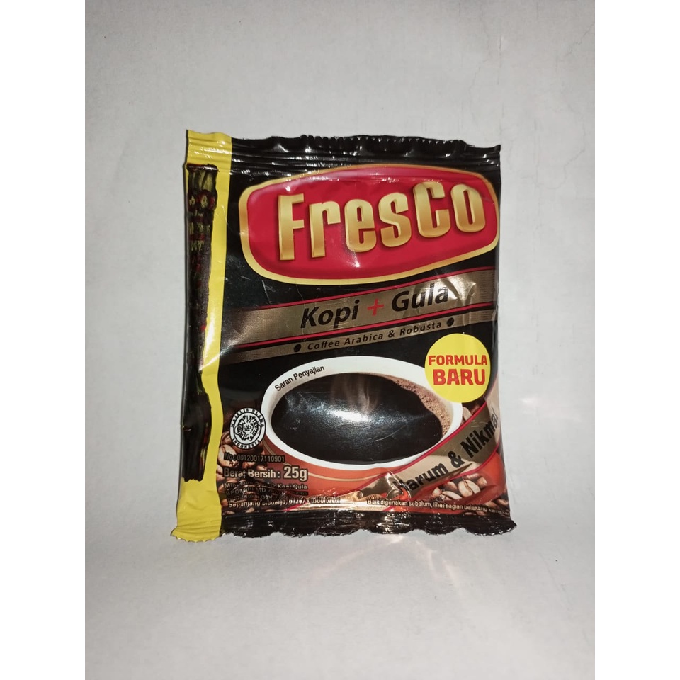 Jual KOPI FRESCO ORIGINAL 25gr KOPI + GULA PAS MANISNYA | Shopee Indonesia