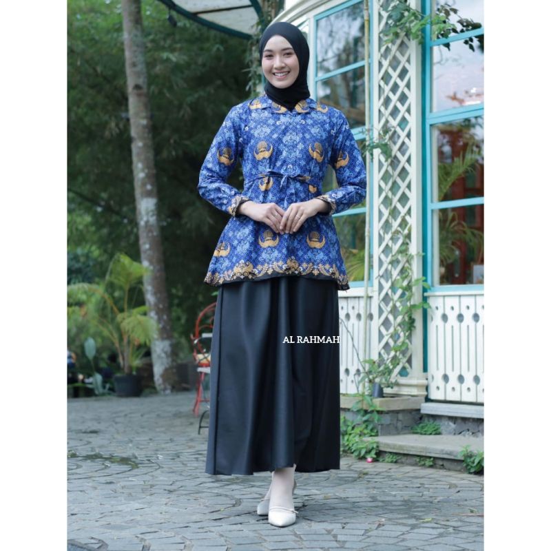 Jual GAMIS KERJA KOPRI TERBARU /SERAGAM PNS ( MODEL KERAH REVER ...