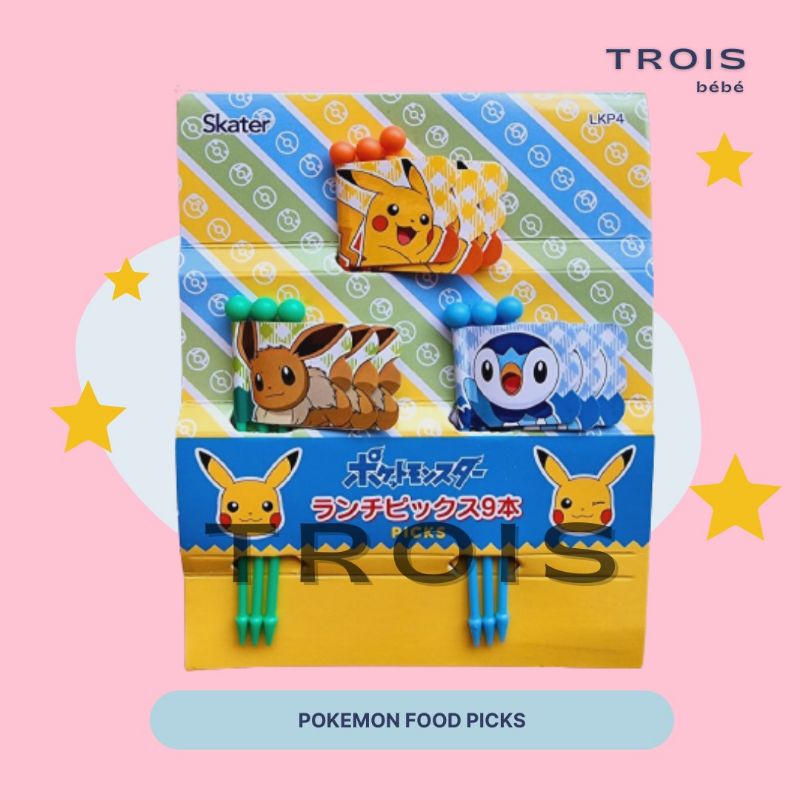 Jual Pokemon Food Picks - Food Pick Tusukan Bento Hiasan Bento Dekorasi ...