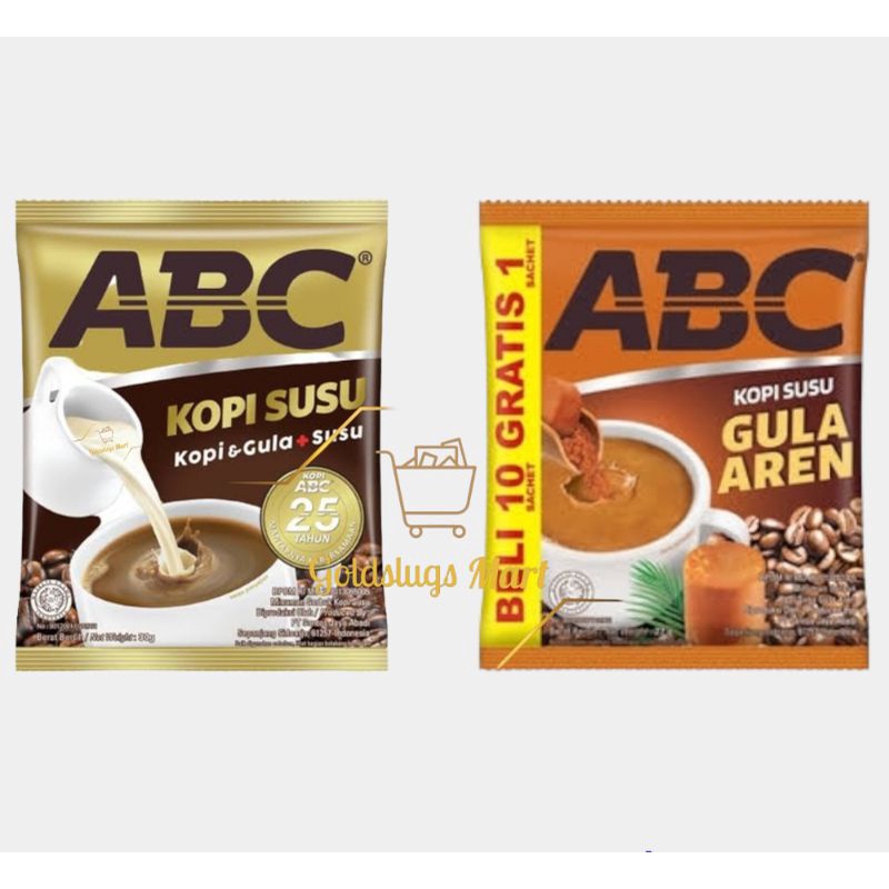 Jual GS Kopi Abc Susu 31gr/g, Kopi Abc Susu Gula Aren 27gr/g / Kopi ...