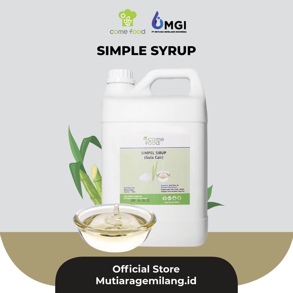 Jual GULA CAIR / SIMPLE SYRUP 3KG | Shopee Indonesia