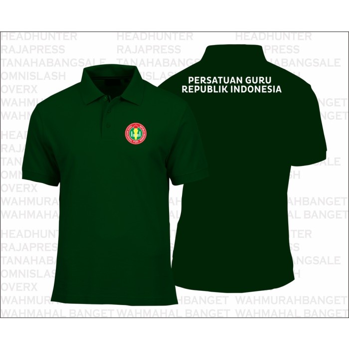 Jual POLO PGRI PERSATUAN GURU REPUBLIK INDONESIA - BAJU KERAH PGRI GURU ...