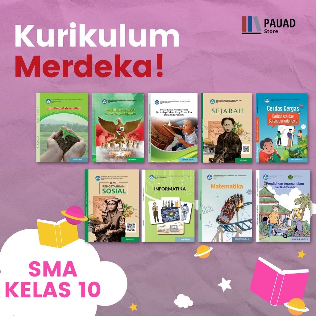 Jual Buku Kurikulum Merdeka / Kelas 10 / SMA | Shopee Indonesia