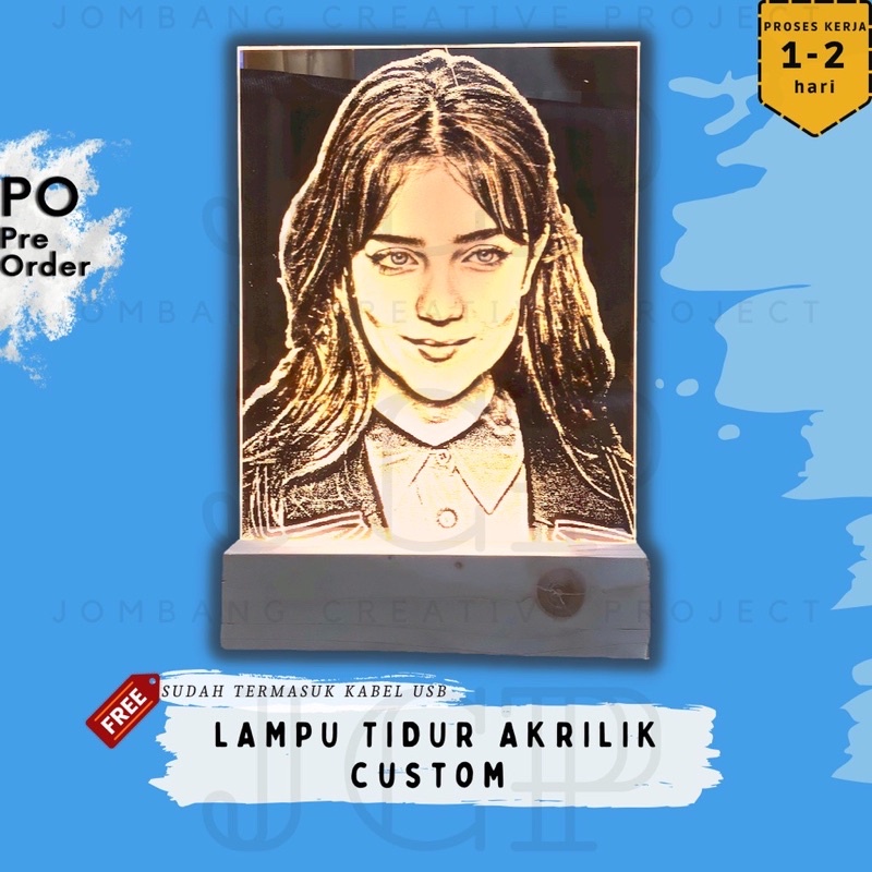 Jual LAMPU TIDUR AKRILIK CUSTOM / LAMPU TIDUR AKRILIK CUSTOM FOTO ... Jual LAMPU TIDUR AKRILIK CUSTOM / LAMPU TIDUR AKRILIK CUSTOM FOTO ...
