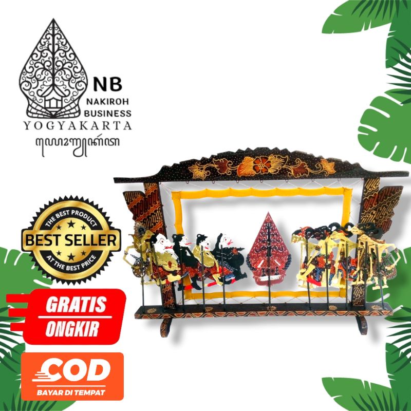 Jual Miniatur Pagelaran Wayang Kulit Halus - 1 Set Motif Batik | Shopee ...