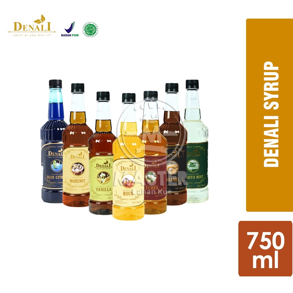 Jual Syrup Denali / Syrup Flavours [ Botol Plastik 750ml] | Shopee ...