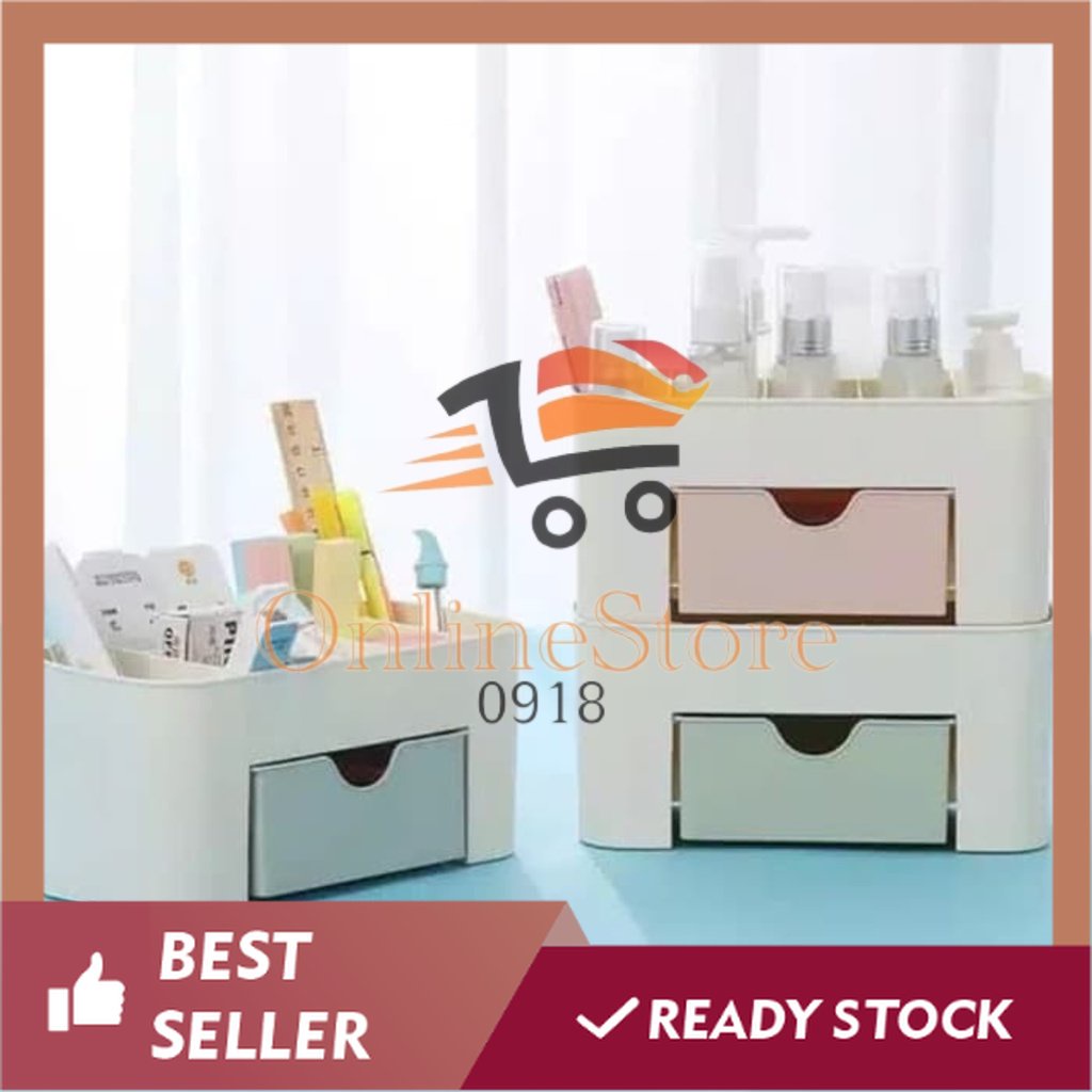 Jual OS -D303- Rak Kosmetik Plastik MINI / Rak Makeup MINI / Tempat ...