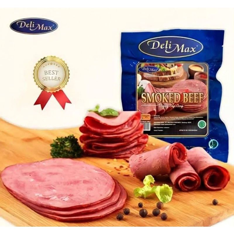 Jual DELIMAX Smoked Beef Daging sapi asap 200g 500g | Shopee Indonesia