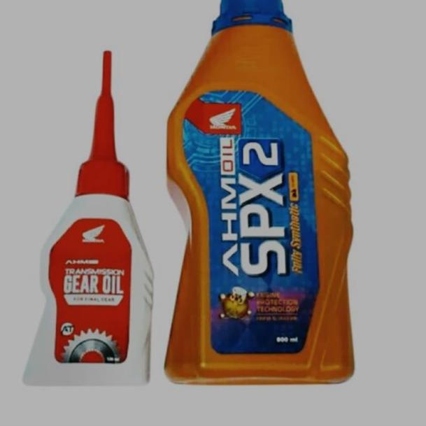 Jual Honda AHM SPX 2 MATIC Oli [0.8 L] + Gear Oil AHM [120 mL] | Shopee ...
