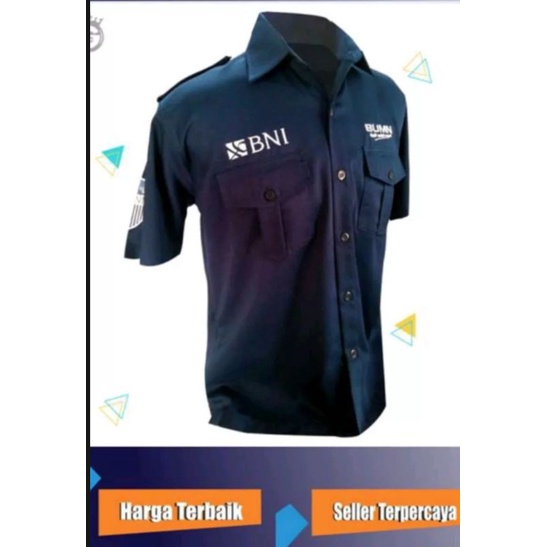 Jual kemeja, seragam,baju, bank BNI terbaru full bordir | Shopee Indonesia