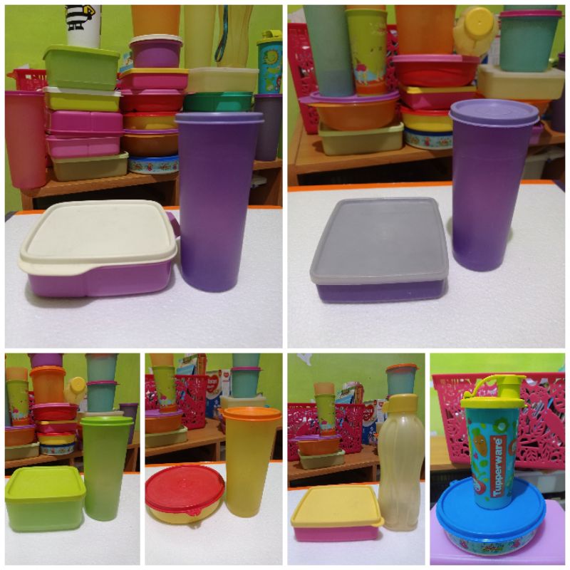 Jual set bekal tupperware | paket makan tupperware | Paket bekal ...