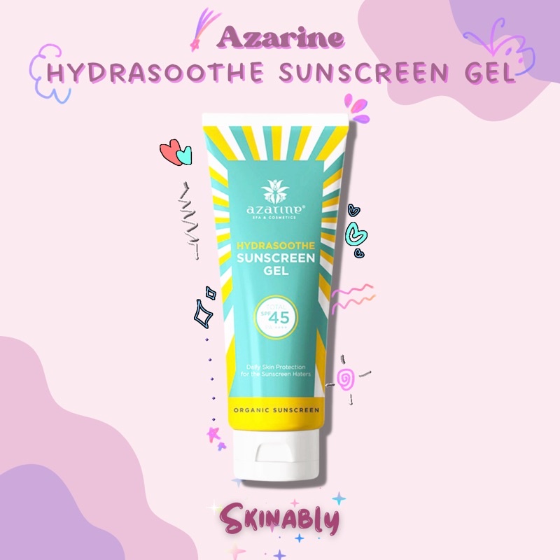 Jual AZARINE HYDRASOOTHE SUNSCREEN GEL SPF45 PA++++ 50ml | Shopee Indonesia