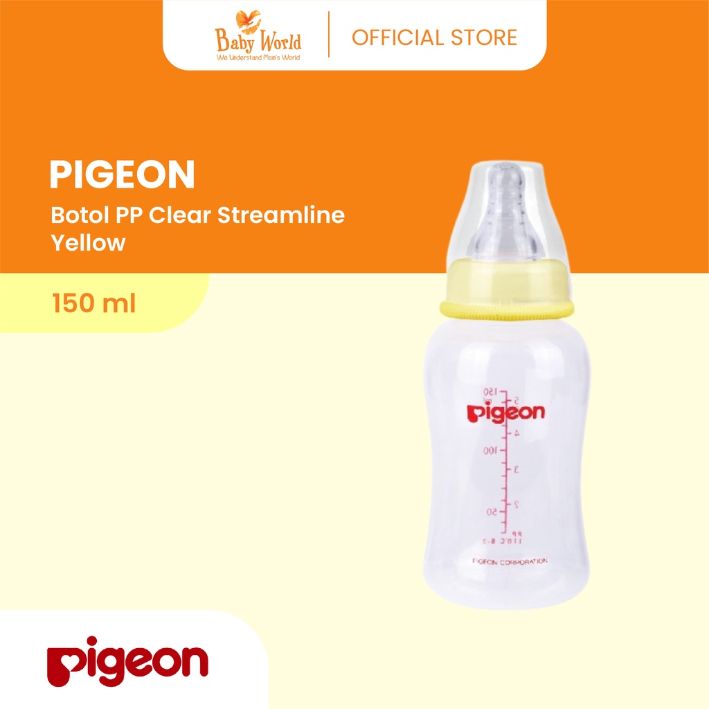 Jual PIGEON Botol PP Clear Streamline 150Ml | Shopee Indonesia