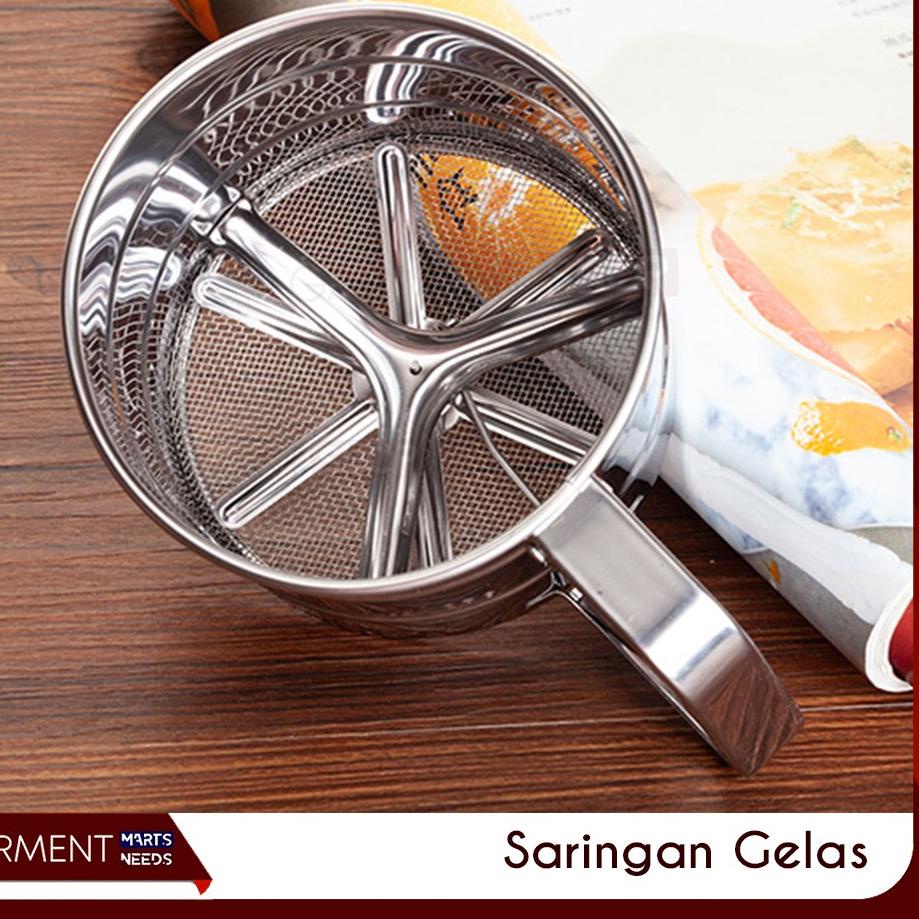 Jual Harga Bersahabat Ayakan Tepung Stainless Alat Saringan Kopi Gula ...