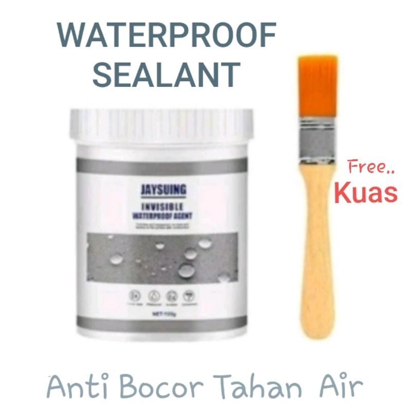 Jual Waterproof Sealant JaySuing - Lem Pelapis Perekat Anti Rembes Bocor Air Transparan | Shopee ...