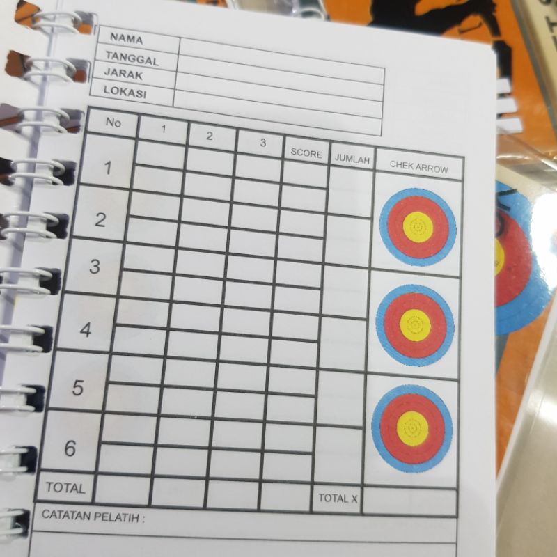 Jual SCORING BOOK - BUKU SCORE PANAHAN | Shopee Indonesia