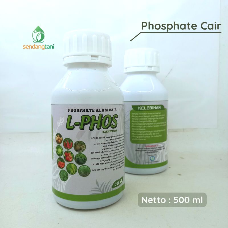 Jual Pupuk SP Phosphate Cair L-Phos 500 ml Fosfat Alam Plus NPK dan ...