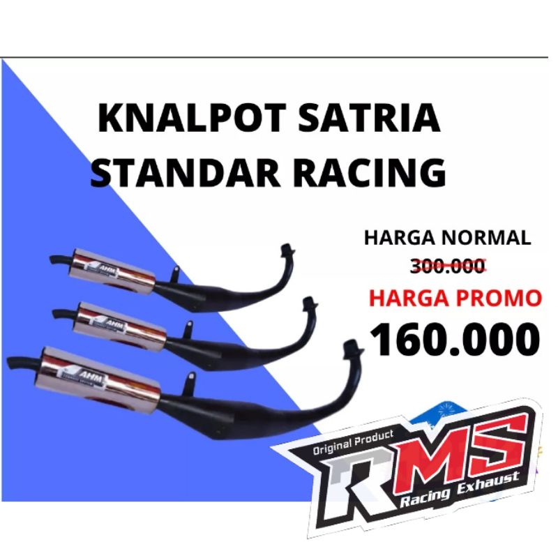 Jual KNALPOT SATRIA HIU SATRIA LUMBA KNALPOT STANDAR RACING SATRIA 2 TAK FIZR F1ZR RXZ ALFA ...