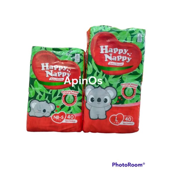 Jual HAPPY NAPPY BABY DIAPERS S20,M20,L20,S40,M40,L40 | Shopee Indonesia