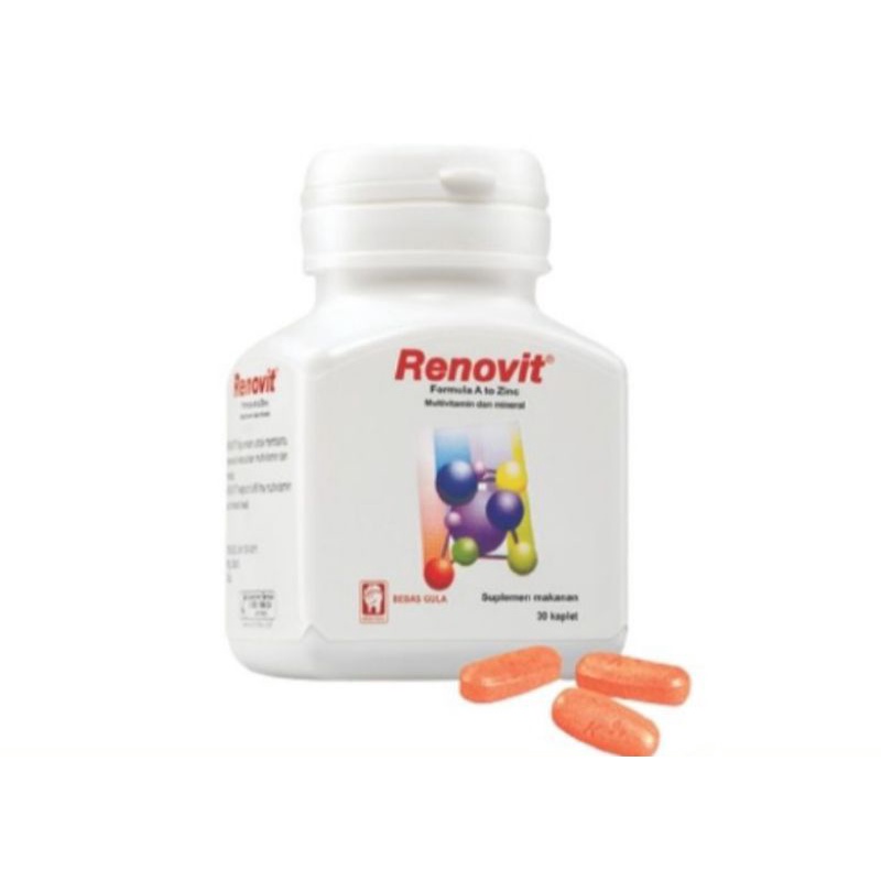 Jual renovit 30 tablet multivitamin mineral | Shopee Indonesia