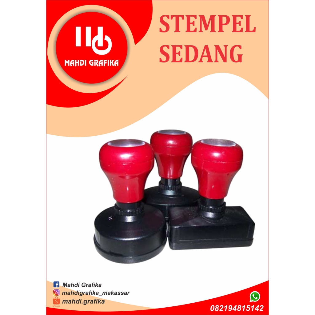 Jual STEMPEL FLASH 1 WARNA, stempel Logo, stempel toko/usaha/dinas ...