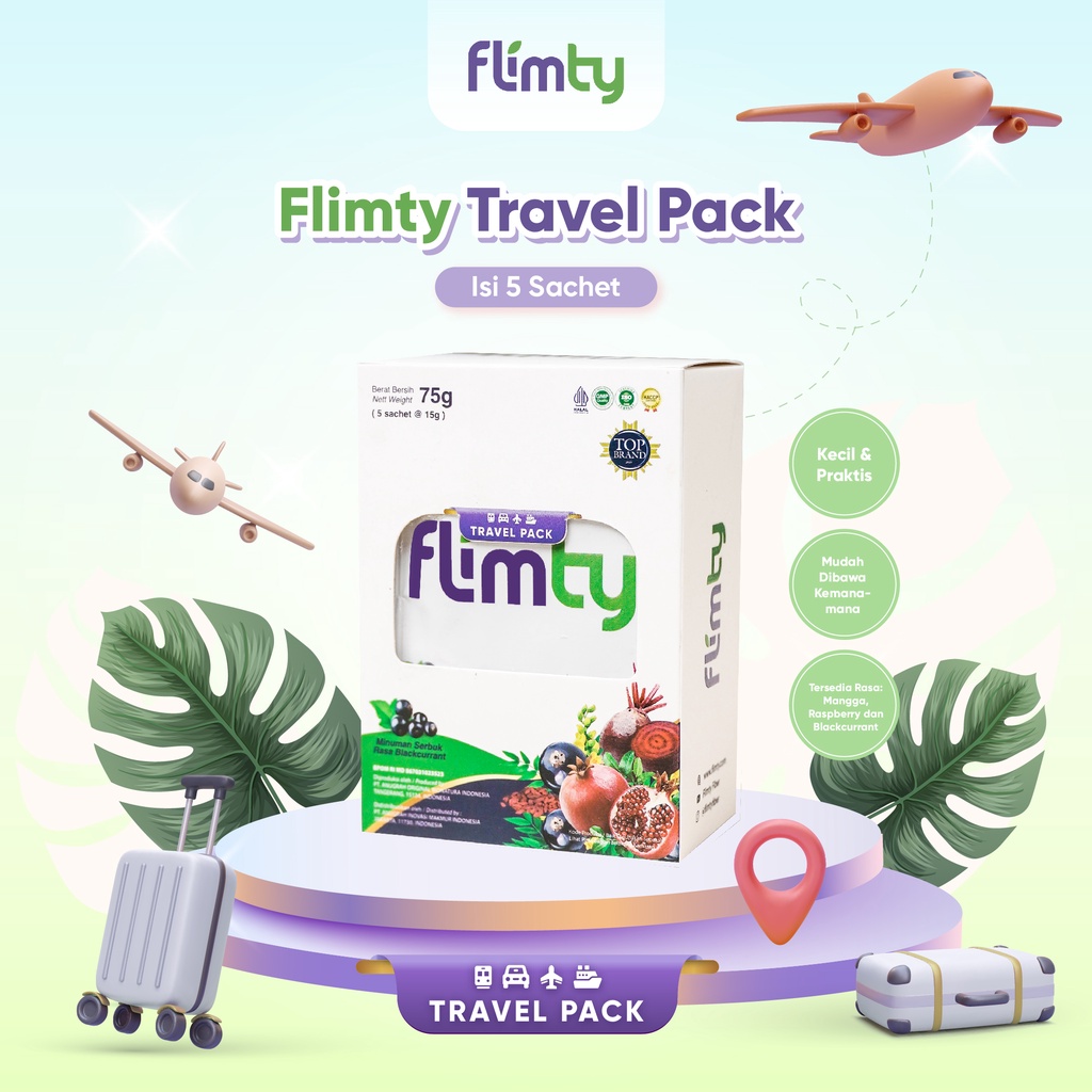 Jual Flimty Fiber Travel Pack (5 sachet) Cobain Dulu! | Shopee Indonesia