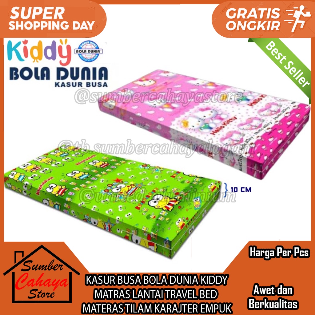 Jual KASUR BUSA BOLA DUNIA KIDDY MATRAS LANTAI TRAVEL BED MATERAS TILAM ...