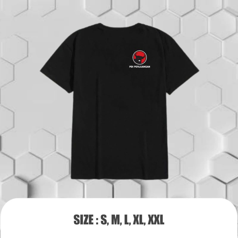 Jual KAOS PDI PERJUANGAN LOGO DADA SIMPLE KAOS PARTAI | Shopee Indonesia