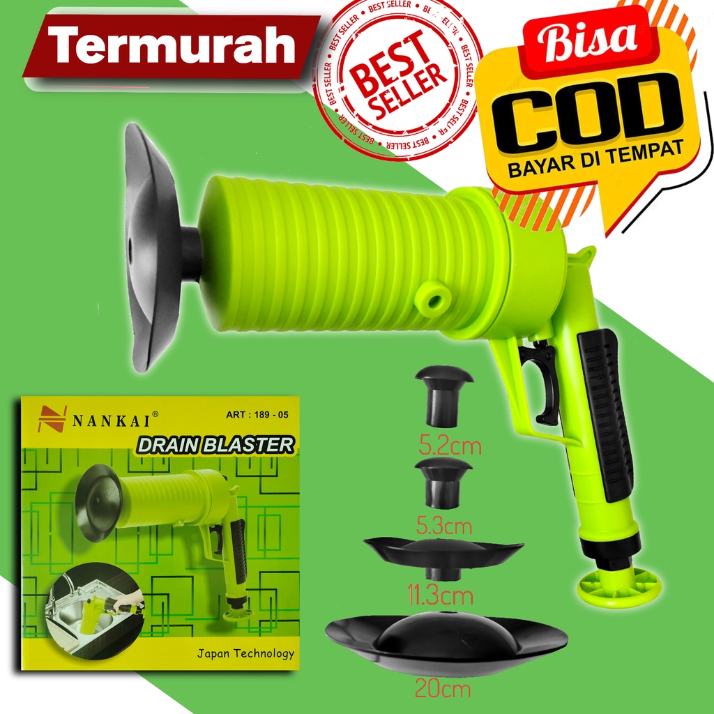 Jual Drain Blaster Pipe Tembakan Pembersih Saluran Lubang Pipa Wastafel ...